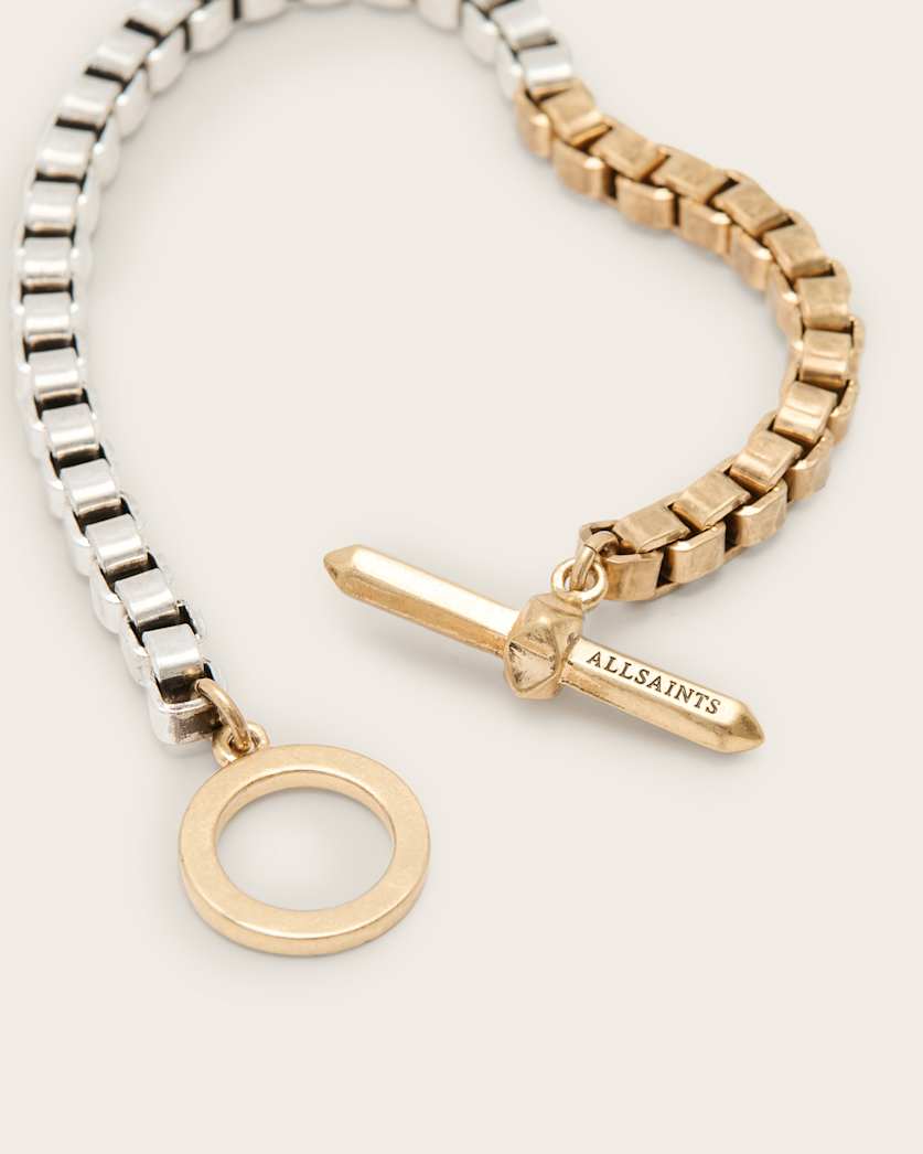 Box Two Tone Bracelet WARM BRASS MIX | ALLSAINTS